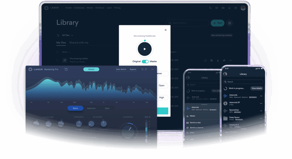 LANDR: AI Music Platform for Premium Mastering, Distribution and ...