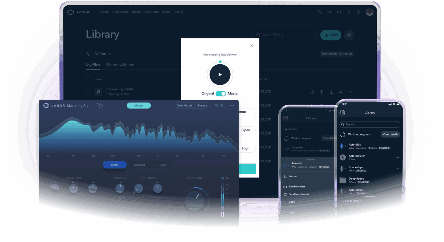 LANDR: AI Music Platform for Premium Mastering, Distribution and ...