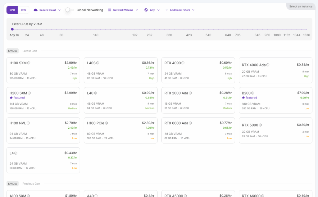 Using RunPod: The AI Cloud Platform for Running Full-Stack AI Apps